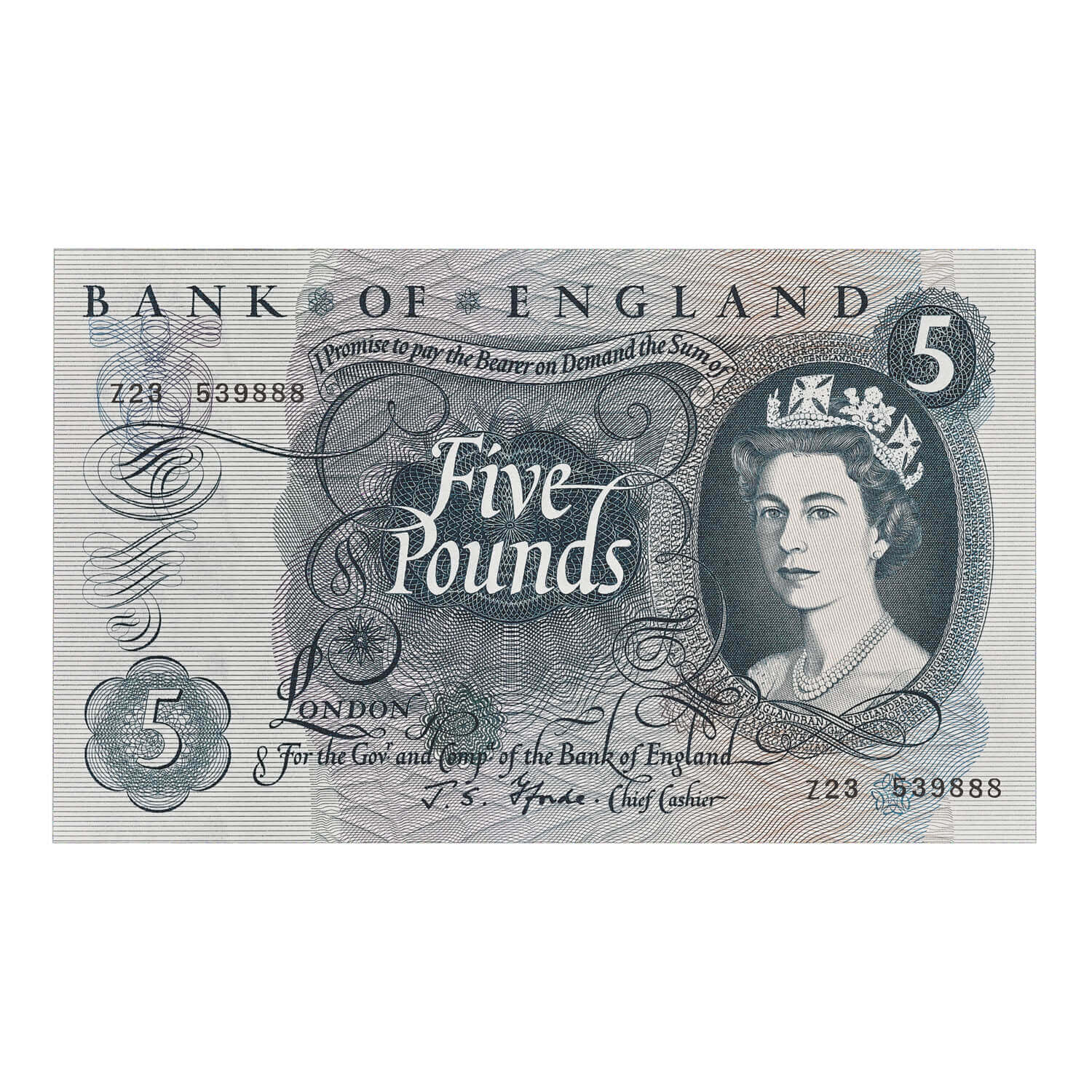 Queen Elizabeth II £5 Blue Banknote | The Royal Mint