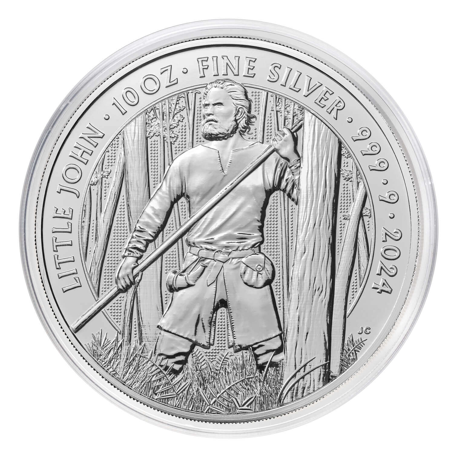 Little John 2024 10oz Silver Bullion Coin | The Royal Mint