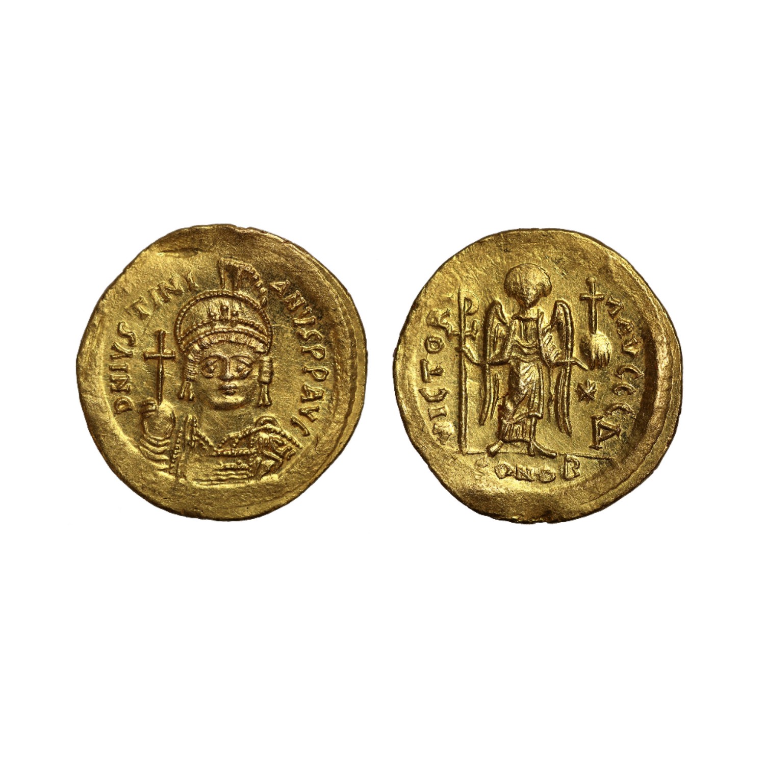 Justinian I, gold Solidus | The Royal Mint